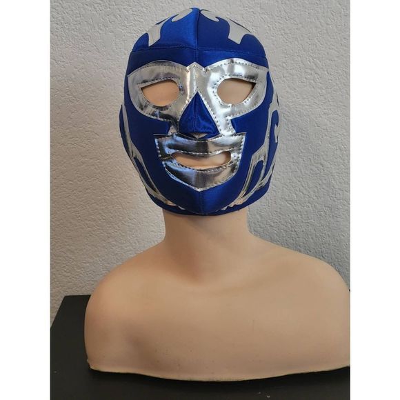 WWE | Accessories | Blue Luchadormask For Kids Preowned Wwe Nxt Aewaaa ...
